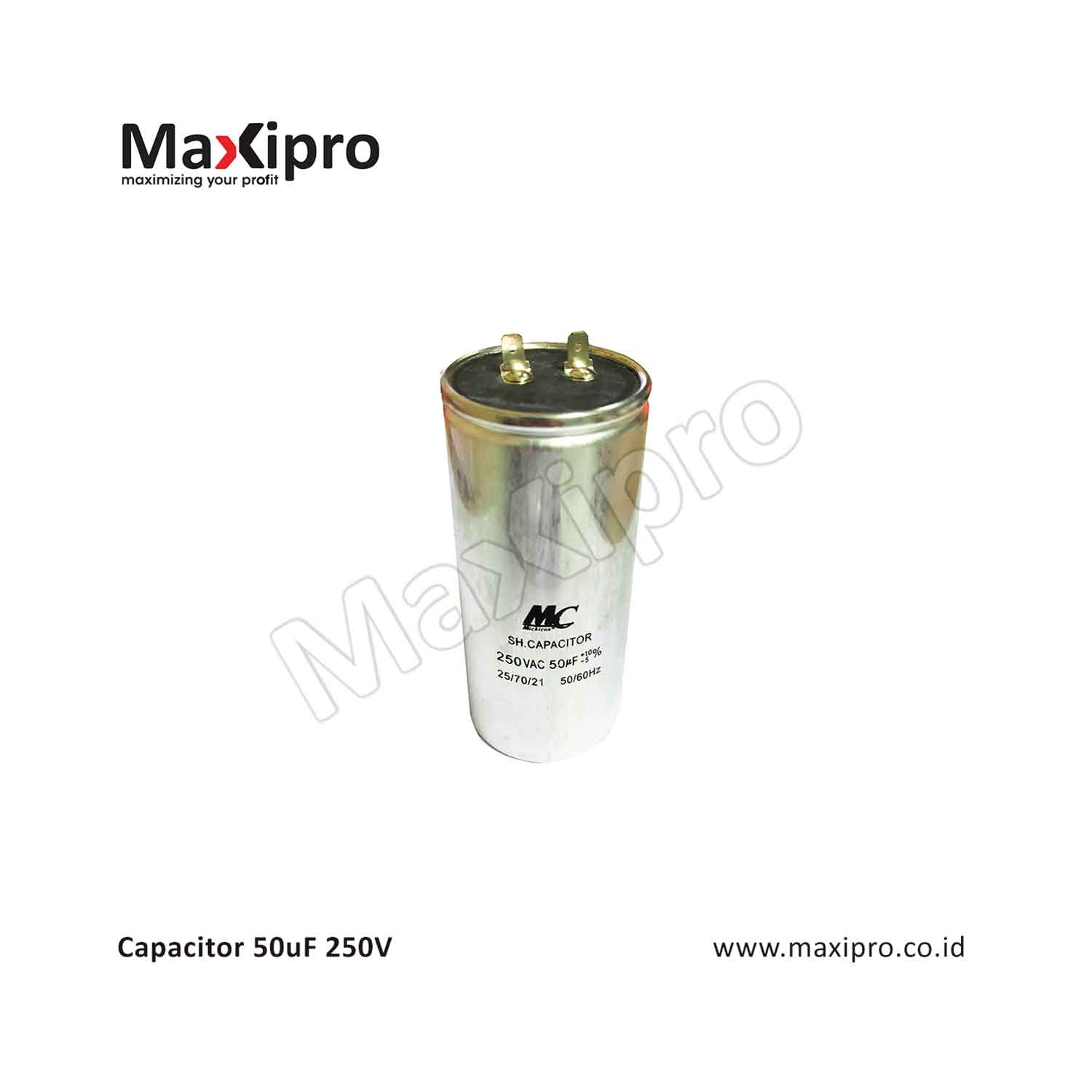 Capacitor 50uF 250V - Maxipro