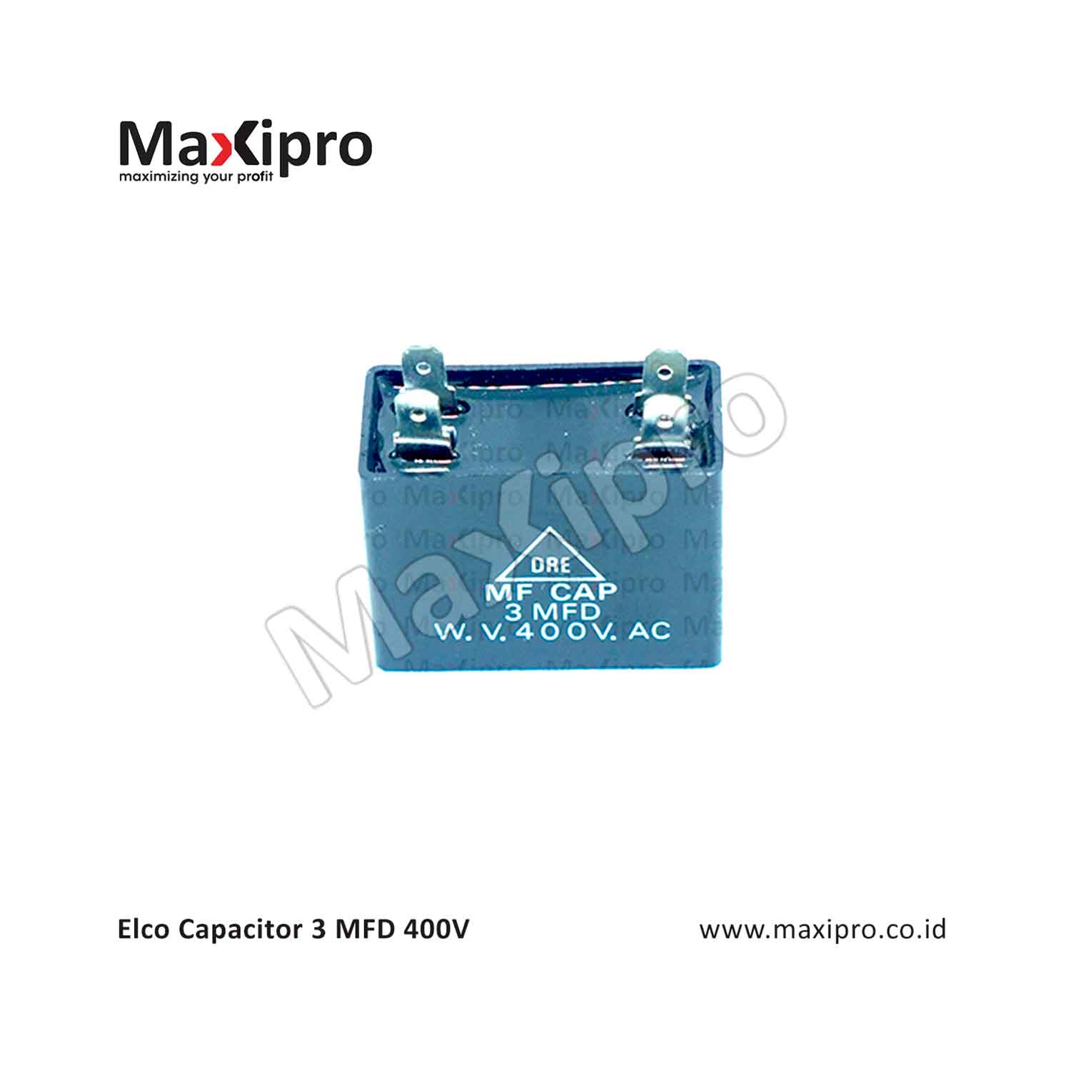 Elco Capacitor 3 MFD 400V - Maxipro