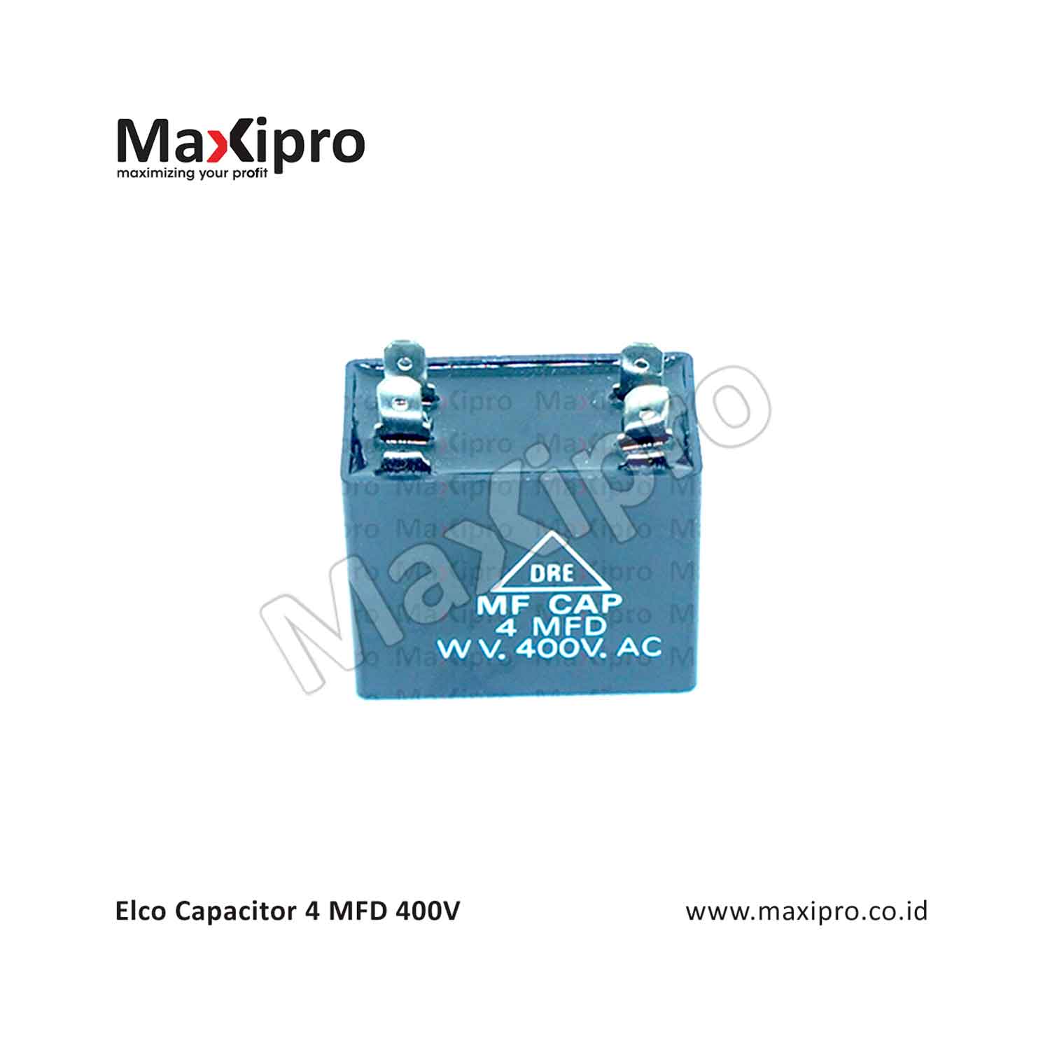 Elco Capacitor 4 MFD 400V - Maxipro