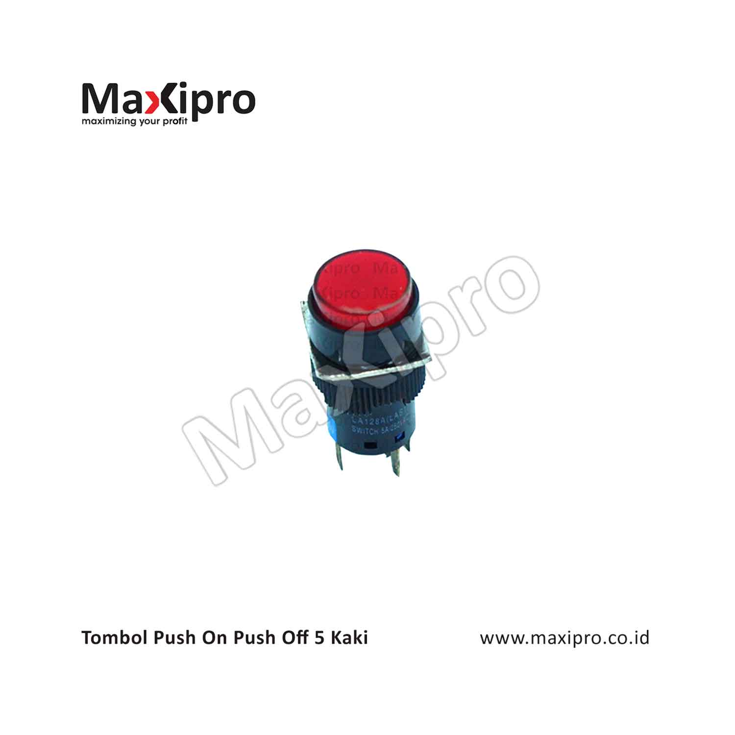 Tombol Push On Push Off 5 Kaki - Maxipro