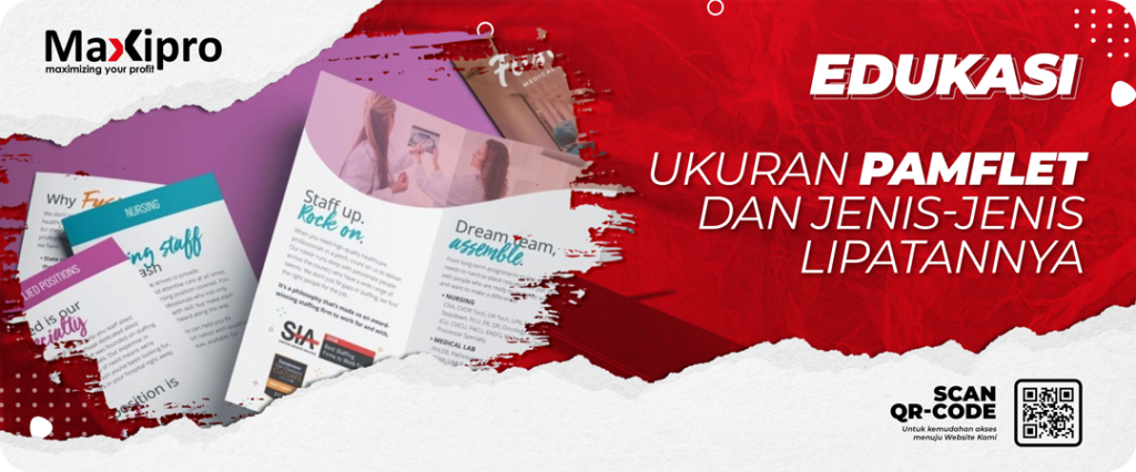 Pamflet : Pengertian, Ukuran & Jenis-Jenis Lipatannya - Maxipro.co.id