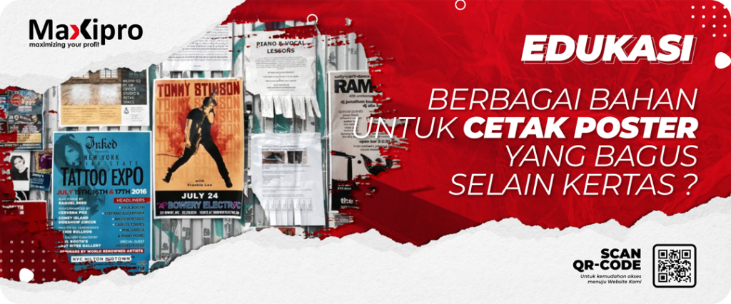 Cetak Poster Terbuat Dari Bahan Apa? - Maxipro.co.id