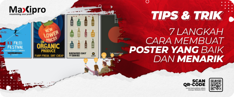 7 Langkah Cara Membuat Poster Yang Baik & Menarik - Maxipro.co.id