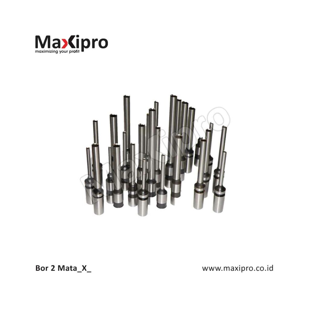 Jual *Mesin Bor Kertas 2 Mata* untuk Percetakan / Finishing - Maxipro