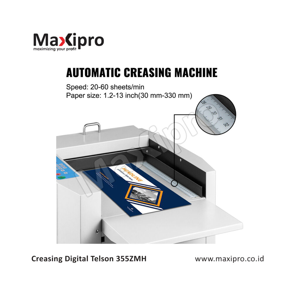Jual Mesin Creasing & Porforasi Digital Telson 355ZMH - Maxipro.co.id