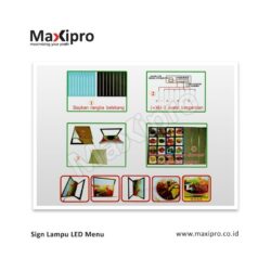 Jual LED Menu Board | Garansi Resmi 1 Tahun - Maxipro