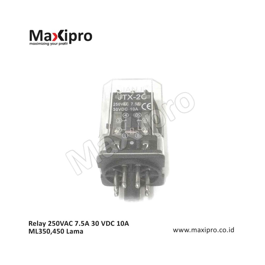 Relay 250VAC 7.5A 30 VDC 10A ML350 450 Lama - Maxipro