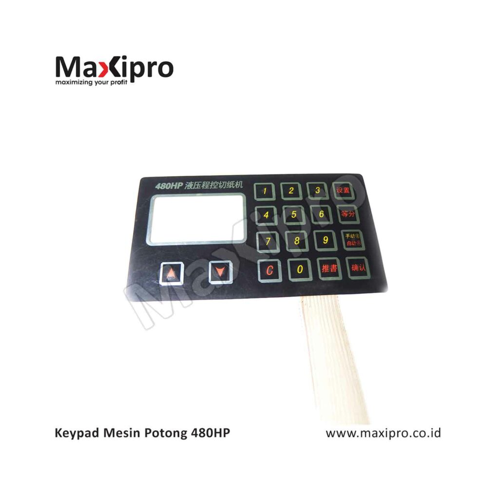 Keypad Mesin Potong 480 HP - Maxipro