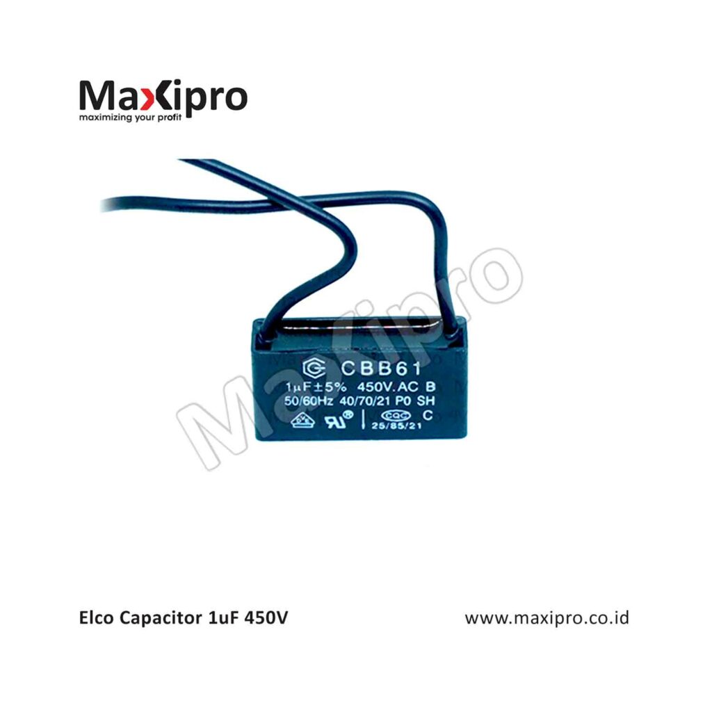 Elco Capacitor 1uF 450V - Maxipro
