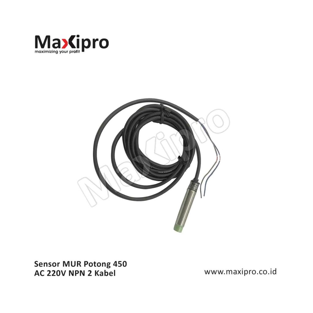 Sensor MUR Potong 450 AC 220V NPN 2 Kabel - Maxipro
