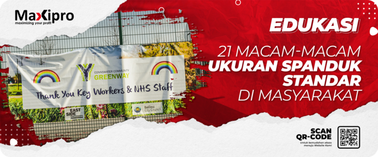 21 Macam Macam Ukuran Spanduk Standar Di Masyarakat Maxipro