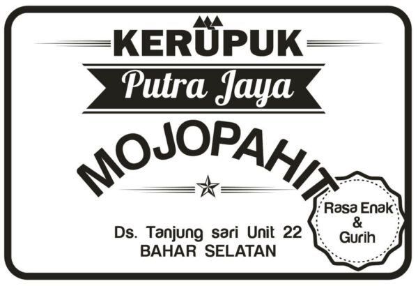 9+ Contoh Label Makanan Ringan, Ukuran & Cara Membuat - Maxipro