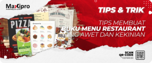 Tips Membuat Desain Buku Menu Yang Awet & Kekinian - Maxipro