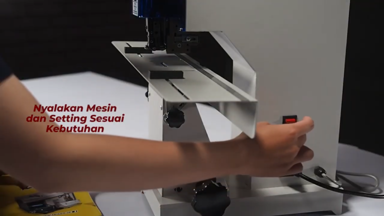 Cara Jilid Kawat Dengan Mesin Jahit Kawat Telson 1 Mata WHY - Maxipro