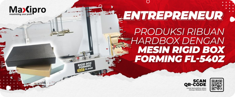 Mudah & Cepat Produksi Ribuan Hardbox Pakai Mesin Rigid Box - Maxipro