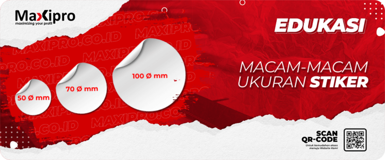 30+ Ukuran Stiker Standar yang Terlihat Menarik - Maxipro