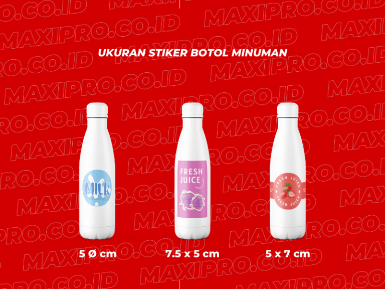 Label Sticker Minuman: Panduan Ukuran, Desain, Tips Membuatnya