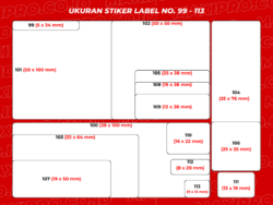 30+ Ukuran Stiker Standar yang Terlihat Menarik - Maxipro