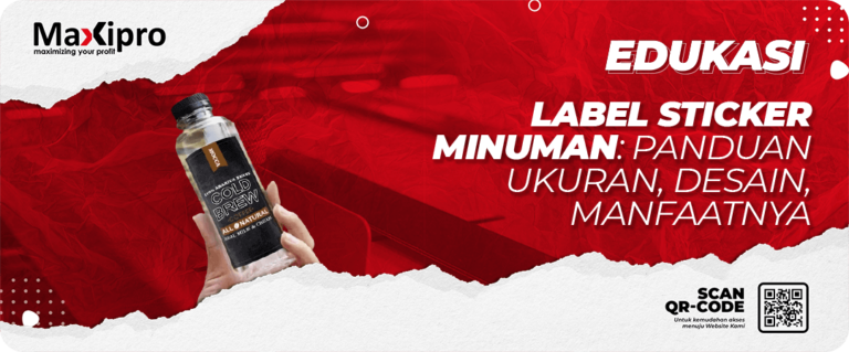 Label Sticker Minuman: Panduan Ukuran, Desain, Tips Membuatnya