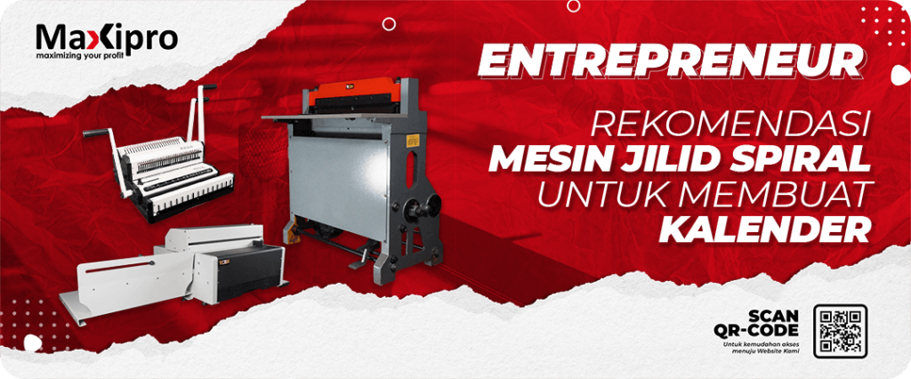 Rekomendasi Mesin Jilid Spiral untuk Membuat Kalender - Maxipro