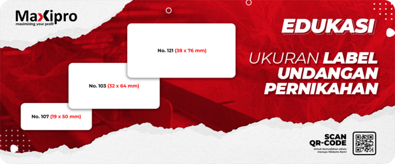 3 Ukuran Label Undangan Pernikahan yang Umum Digunakan - Maxipro