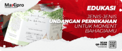 10 Jenis Undangan Pernikahan untuk Moment Bahagiamu - Maxipro